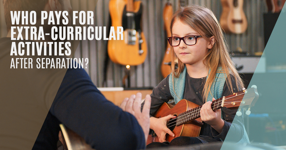 Child Support & Extra-Curricular Activity Costs